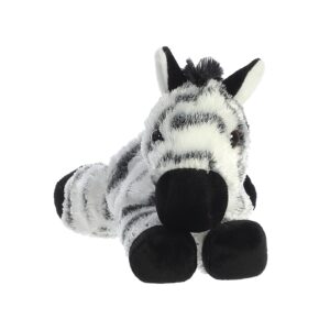 Aurora® Adorable Mini Flopsie™ Zany™ Stuffed Animal - Playful Ease - Timeless Companions - White 8 Inches