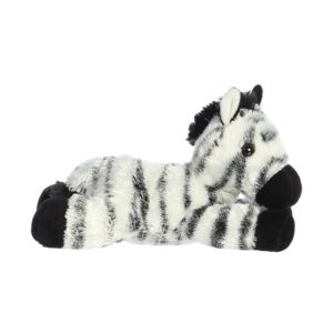 Aurora® Adorable Mini Flopsie™ Zany™ Stuffed Animal - Playful Ease - Timeless Companions - White 8 Inches