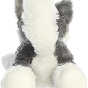 Aurora® Adorable Flopsie™ Shadow™ Stuffed Animal - Playful Ease - Timeless Companions - Gray 12 Inches