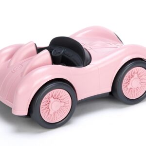 Green Toys Race Car, Pink - Pretend Play, Motor Skills, Kids Toy Vehicle. No BPA, phthalates, PVC. Dishwasher Safe, Recycled Plastic, Made in USA.