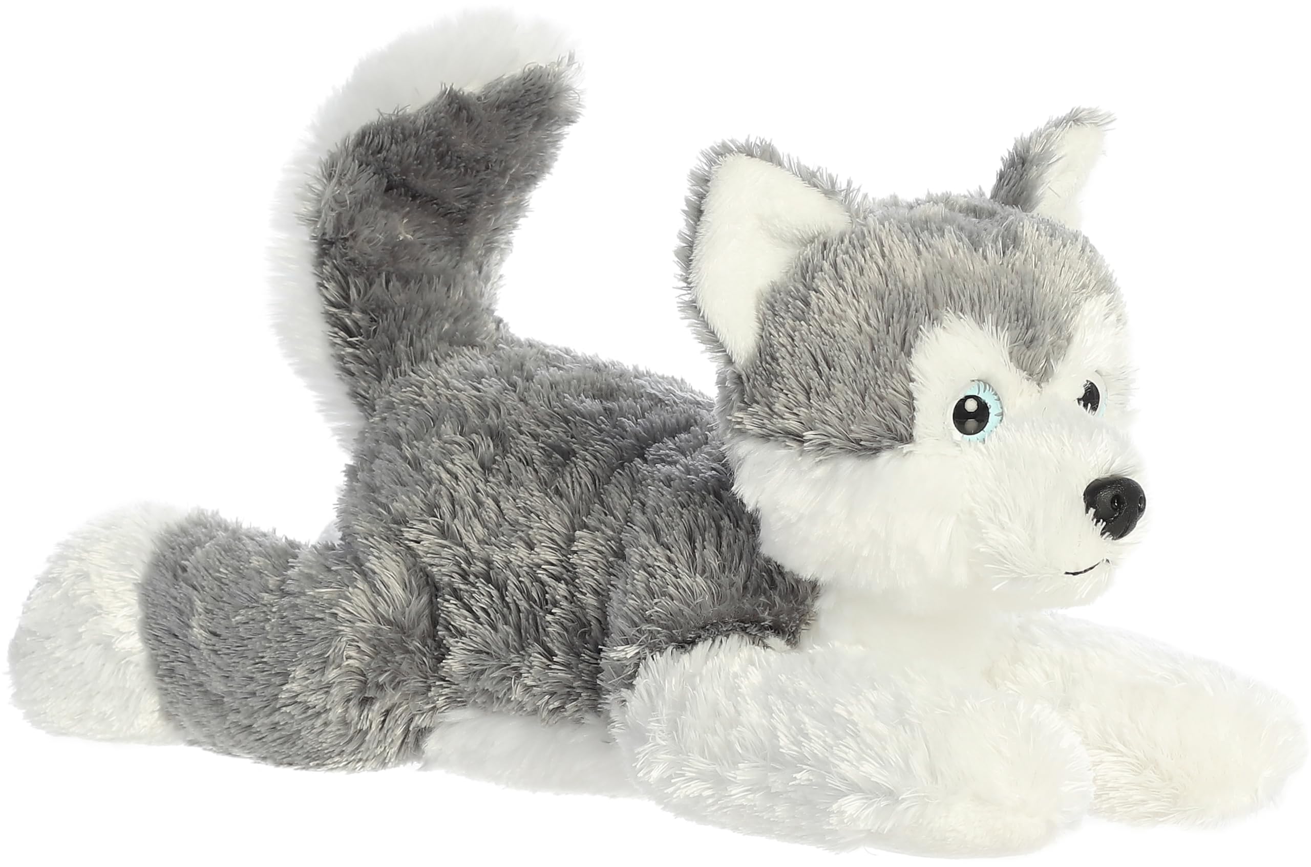 Aurora® Adorable Flopsie™ Shadow™ Stuffed Animal - Playful Ease - Timeless Companions - Gray 12 Inches