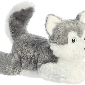 Aurora® Adorable Flopsie™ Shadow™ Stuffed Animal - Playful Ease - Timeless Companions - Gray 12 Inches