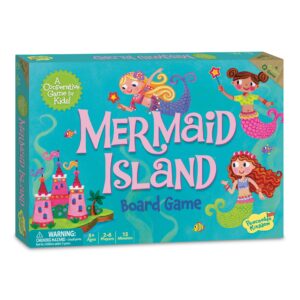 peaceable kingdom mermaid island award winning cooperative board game for 2 to 6 kids ages 5+