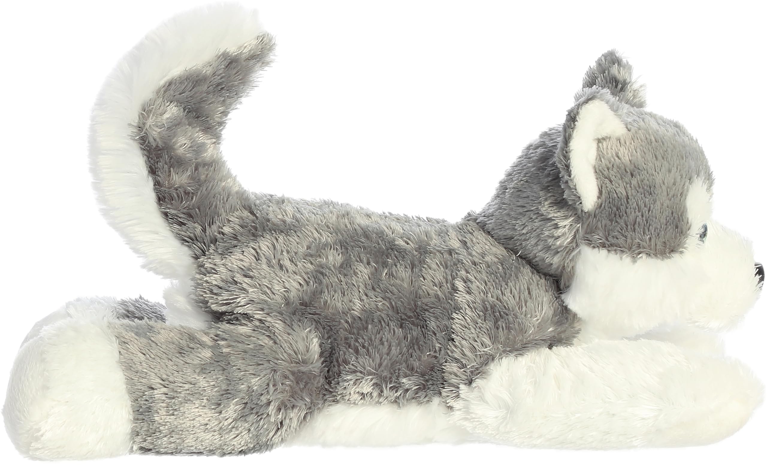 Aurora® Adorable Flopsie™ Shadow™ Stuffed Animal - Playful Ease - Timeless Companions - Gray 12 Inches