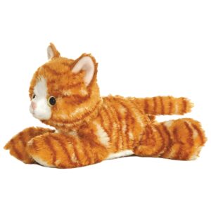 aurora® adorable mini flopsie™ molly™ stuffed animal - playful ease - timeless companions - brown 8 inches