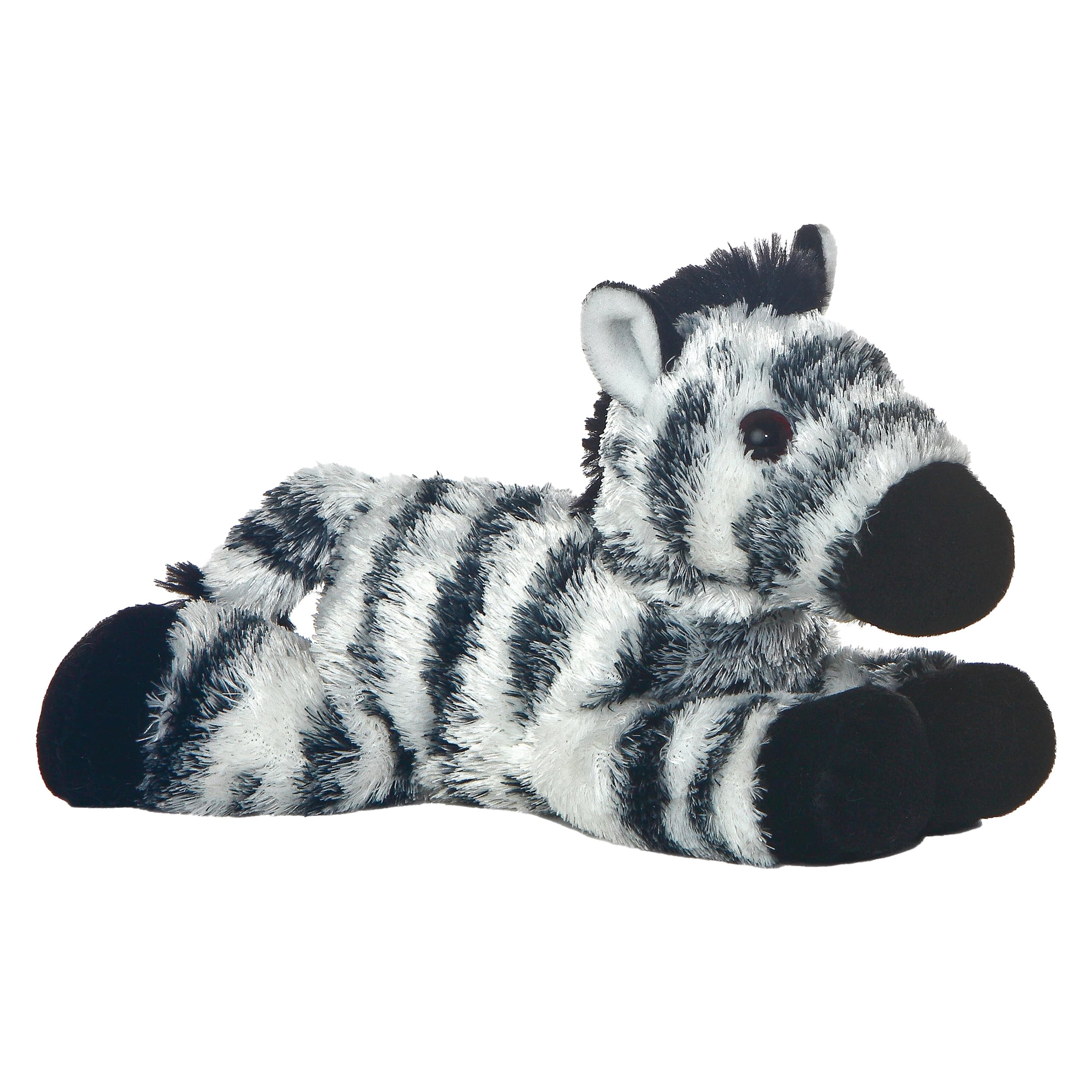 Aurora® Adorable Mini Flopsie™ Zany™ Stuffed Animal - Playful Ease - Timeless Companions - White 8 Inches