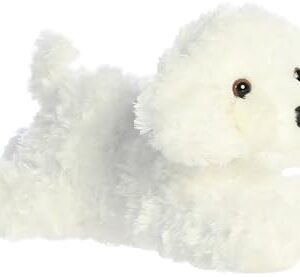 Aurora® Adorable Flopsie™ Bonita™ Stuffed Animal - Playful Ease - Timeless Companions - White 12 Inches