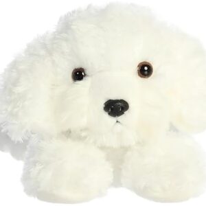 Aurora® Adorable Flopsie™ Bonita™ Stuffed Animal - Playful Ease - Timeless Companions - White 12 Inches