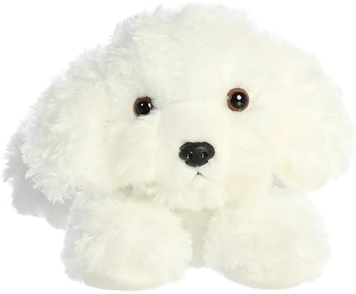 Aurora® Adorable Flopsie™ Bonita™ Stuffed Animal - Playful Ease - Timeless Companions - White 12 Inches