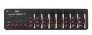 korg nanokontrol2 slim-line usb control surface, black