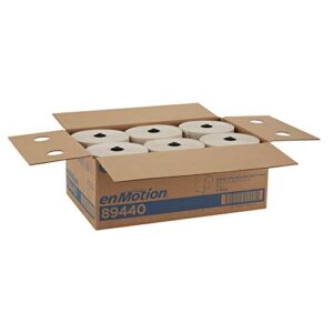 GP PRO by Georgia-Pacific EnMotion, High Capacity Touchless 8" Paper Towel Roll, Brown, 89440, 700 Feet Per Roll, 6 Rolls