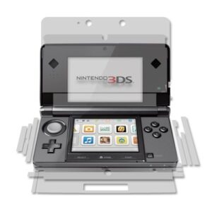 skinomi full body skin protector compatible with nintendo 3ds (screen protector + back cover) techskin full coverage clear hd film