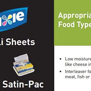 Dixie Satin-Pac, S-15, Clear, High-Density Polyethylene Film, 10.75" Length x 15" Width by GP PRO (Georgia-Pacific) (Case of 10 Pack, 1000 Sheets per Pack ), 15" W x 10.75" L