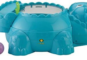 Fisher-Price Baby Crawling Toy, Poppity Pop Musical Dino Ball-Popper with Sounds for Infants Ages 6+ Months, Blue