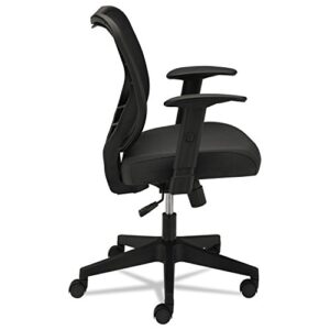 HON High Back Task Chair - Mesh Back Office Chair for Computer Desk, Black (HVL551)