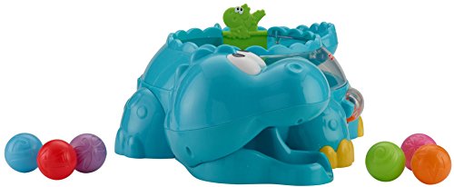 Fisher-Price Baby Crawling Toy, Poppity Pop Musical Dino Ball-Popper with Sounds for Infants Ages 6+ Months, Blue