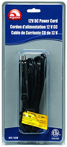 Igloo 12-Volt DC Power Cord, Black (25121)