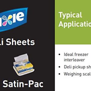 Dixie Satin-Pac, S-15, Clear, High-Density Polyethylene Film, 10.75" Length x 15" Width by GP PRO (Georgia-Pacific) (Case of 10 Pack, 1000 Sheets per Pack ), 15" W x 10.75" L