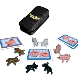 Pass The Pigs: Pig Party Edition by Winning Moves Games USA, Try Your Luck Using Pigs as Dice, Up to 4 Players Can Now All Play Pass The Pigs at The Same Time, Ages 7+ (1149)