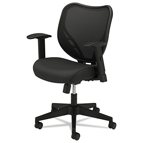 HON High Back Task Chair - Mesh Back Office Chair for Computer Desk, Black (HVL551)