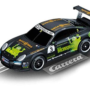 Carrera GO!!! Analog Slot Car Racing Vehicle - 61216 Porsche GT3 Cup Monster FM U.Alzen - (1:43 Scale)