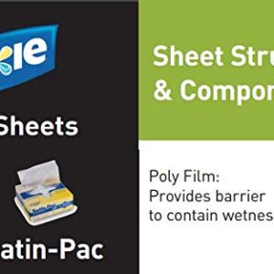 Dixie Satin-Pac, S-15, Clear, High-Density Polyethylene Film, 10.75" Length x 15" Width by GP PRO (Georgia-Pacific) (Case of 10 Pack, 1000 Sheets per Pack ), 15" W x 10.75" L