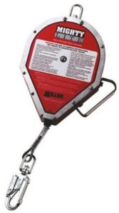 miller honeywell 20' polyester webbing (1'') lifeline w/carabiner & tagline. includes connectors with 3,600-lb. rated gates. rl20p-z7/20ft