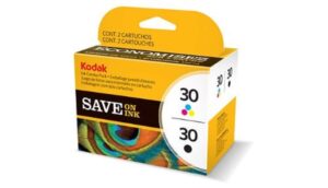 kodak genuine 30b/ 30cl ink cartridge combo pack - black & colour (335/ 390 pages)