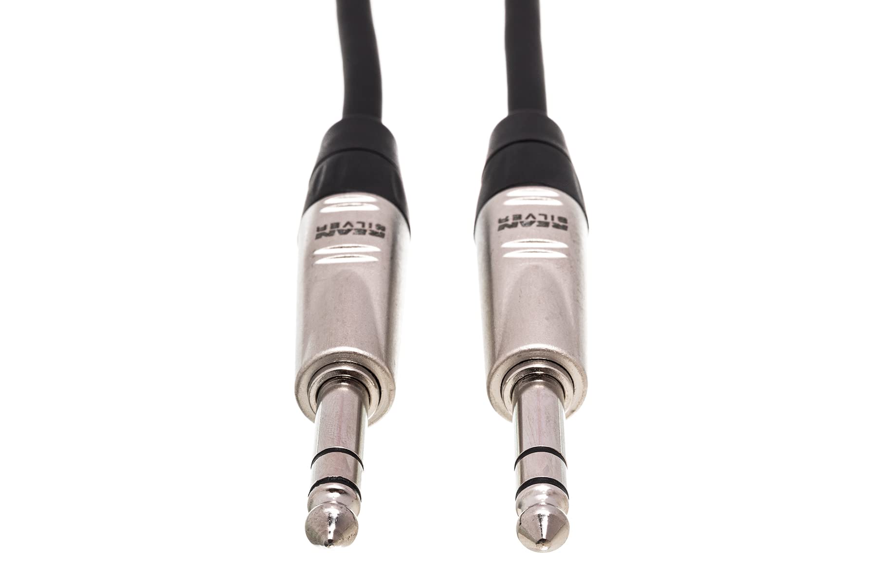 Hosa HSS-001.5 Pro Balanced Interconnect Cable - REAN 1/4-inch TRS Male to REAN 1/4-inch TRS Male - 1.5 foot