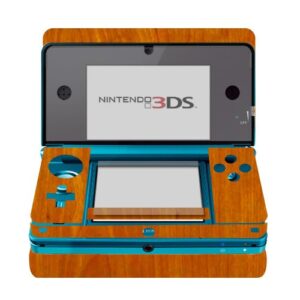 skinomi light wood full body skin compatible with nintendo 3ds (full coverage) techskin with anti-bubble clear film screen protector