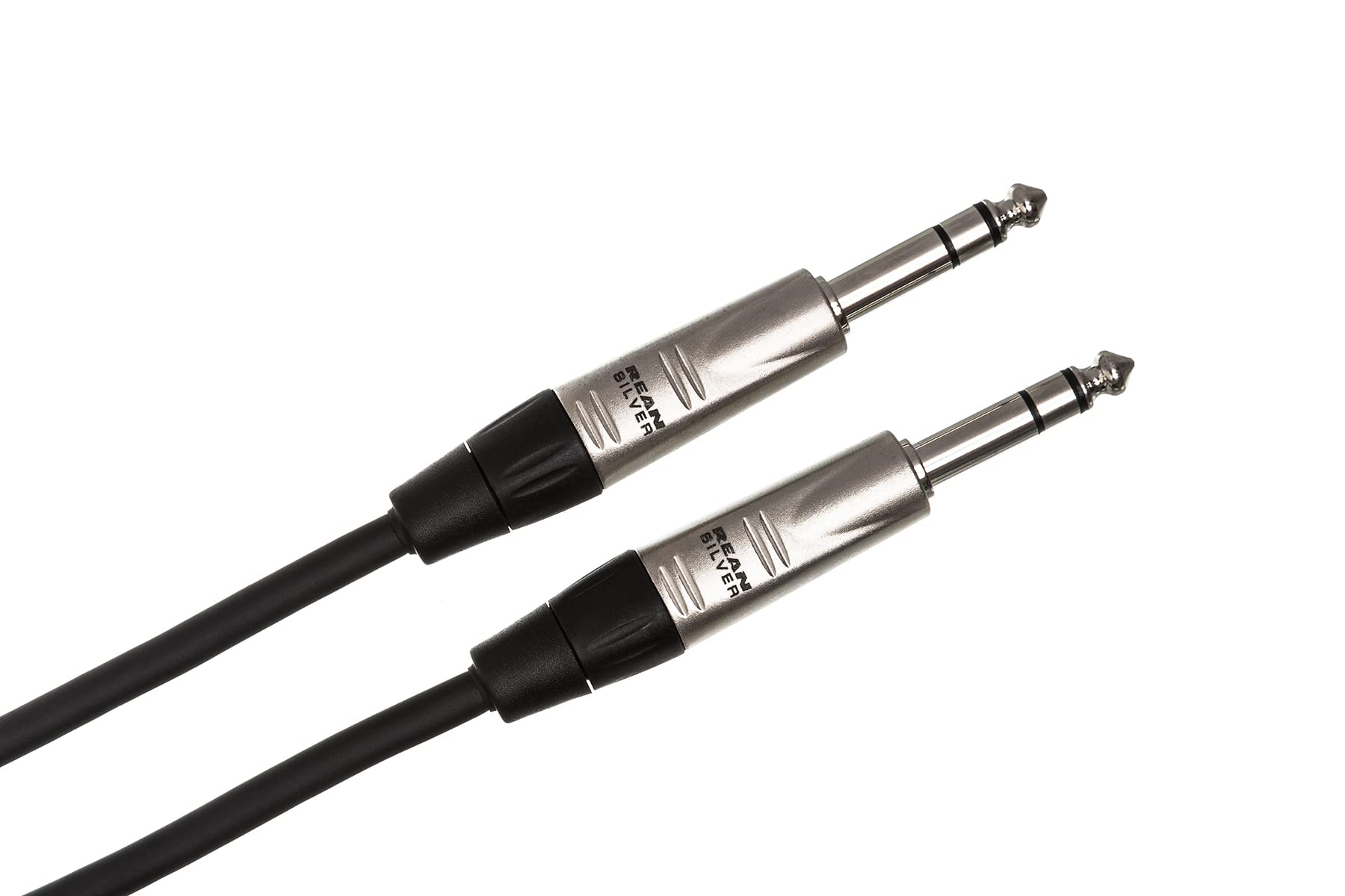 Hosa HSS-001.5 Pro Balanced Interconnect Cable - REAN 1/4-inch TRS Male to REAN 1/4-inch TRS Male - 1.5 foot