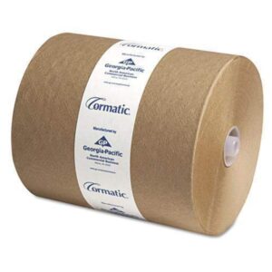 georgia pacific professional 2910p hardwound roll towels, 8 1/4 x 700ft, brown (case of 6)