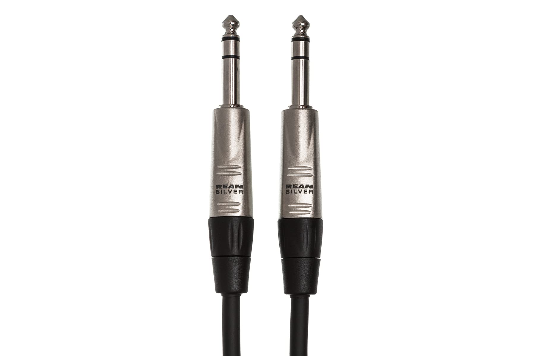 Hosa HSS-001.5 Pro Balanced Interconnect Cable - REAN 1/4-inch TRS Male to REAN 1/4-inch TRS Male - 1.5 foot