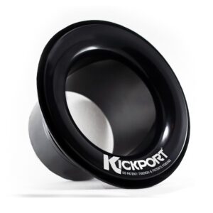 kickport sound hole, black, inch (kp1bl)