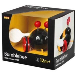 BRIO World - 30165 Pull Along Bumblebee | The Perfect Playmate for Your Toddler