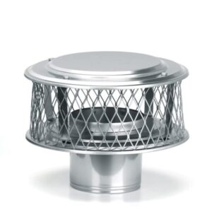 chimney 13882 homesaver guardian 7 in. california mesh 304-alloy stainless steel chimney cap