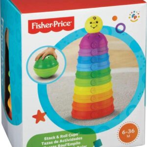 Fisher Price K7166 Stack & Roll Cups Toy