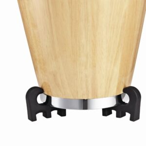 Meinl Percussion MCR-BK Rubber Conga Risers - Set of 4