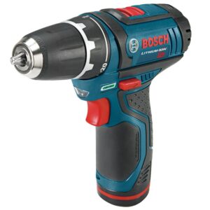 BOSCH PS31-2A 12V Max Lithium Ion 3/8in Compact 2 Speed Cordless Drill Driver Kit (Renewed)