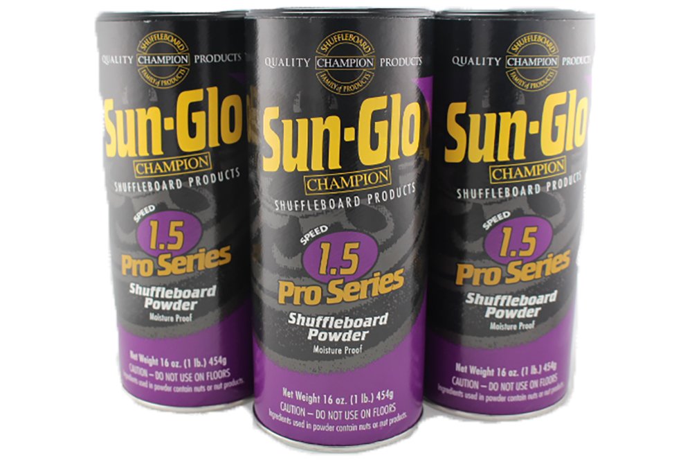 Sun-Glo #1.5 Speed Shuffleboard Powder Wax - 3 Pack