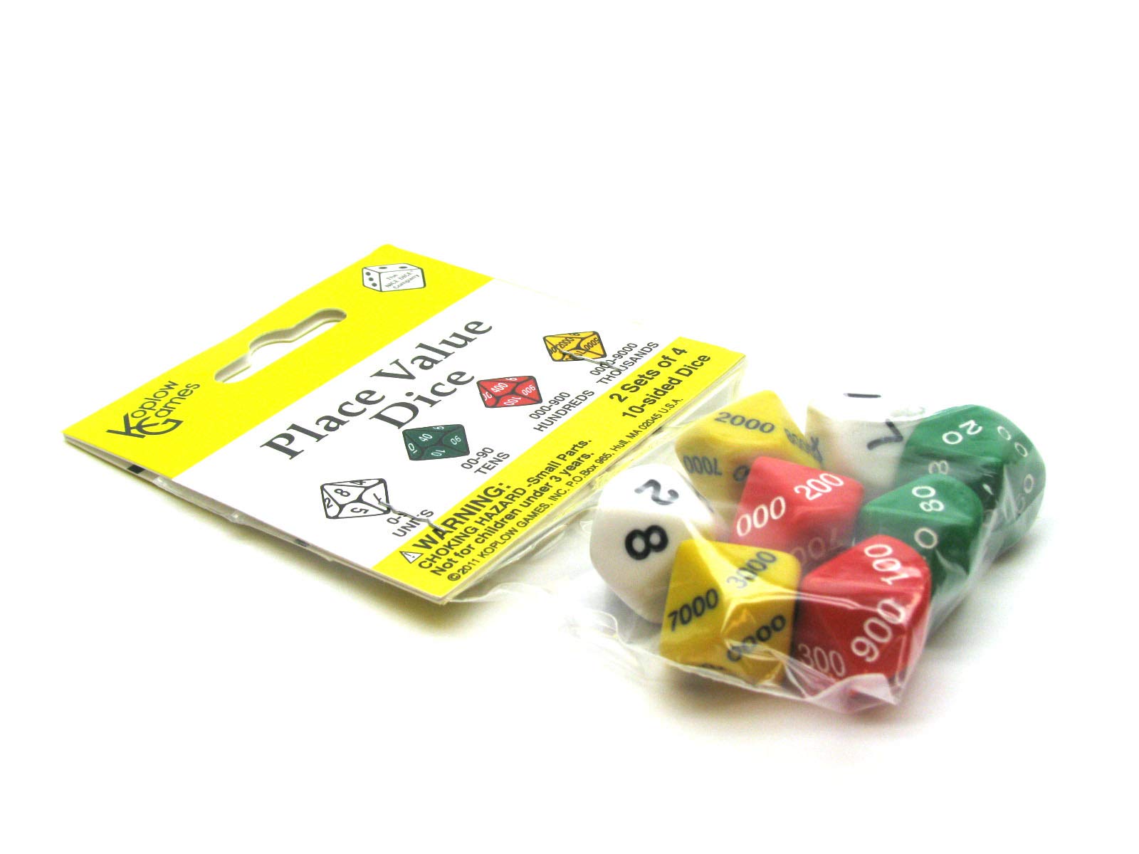 Place Value Dice Toys & Games Games Kop11871 Koplow Games Inc.