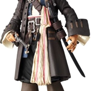 Pirates of the Carribean Revoltech SciFi Super Poseable Action Figure Jack Sparrow by Kaiyodo Jap.