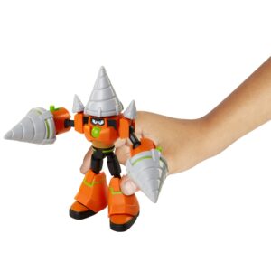 Jakks Pacific Fully Charged – Deluxe Drill Man Articulated Action Figure with Spinning Drills and Drill Man Buster Accessory (to swap onto the Mega Man figure)! Based on the new show!