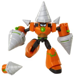 Jakks Pacific Fully Charged – Deluxe Drill Man Articulated Action Figure with Spinning Drills and Drill Man Buster Accessory (to swap onto the Mega Man figure)! Based on the new show!