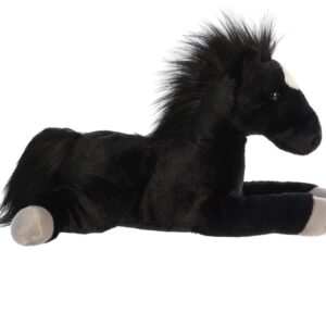 Aurora® Adorable Flopsie™ Blackjack™ Stuffed Animal - Playful Ease - Timeless Companions - Black 12 Inches