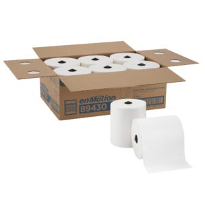 GP PRO by Georgia-Pacific enMotion, 8" Touchless Paper Towel Roll, 89430, White, 700 Feet per Roll, 6 Rolls per Case