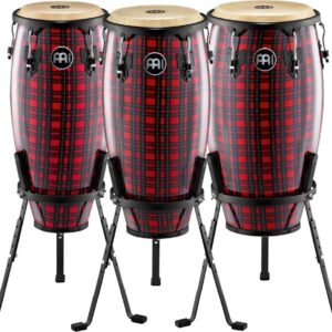 Meinl Percussion HC12VWB-M Headliner Designer Series 12-Inch Conga with Basket Stand, Vintage Wine Barrel, Matte