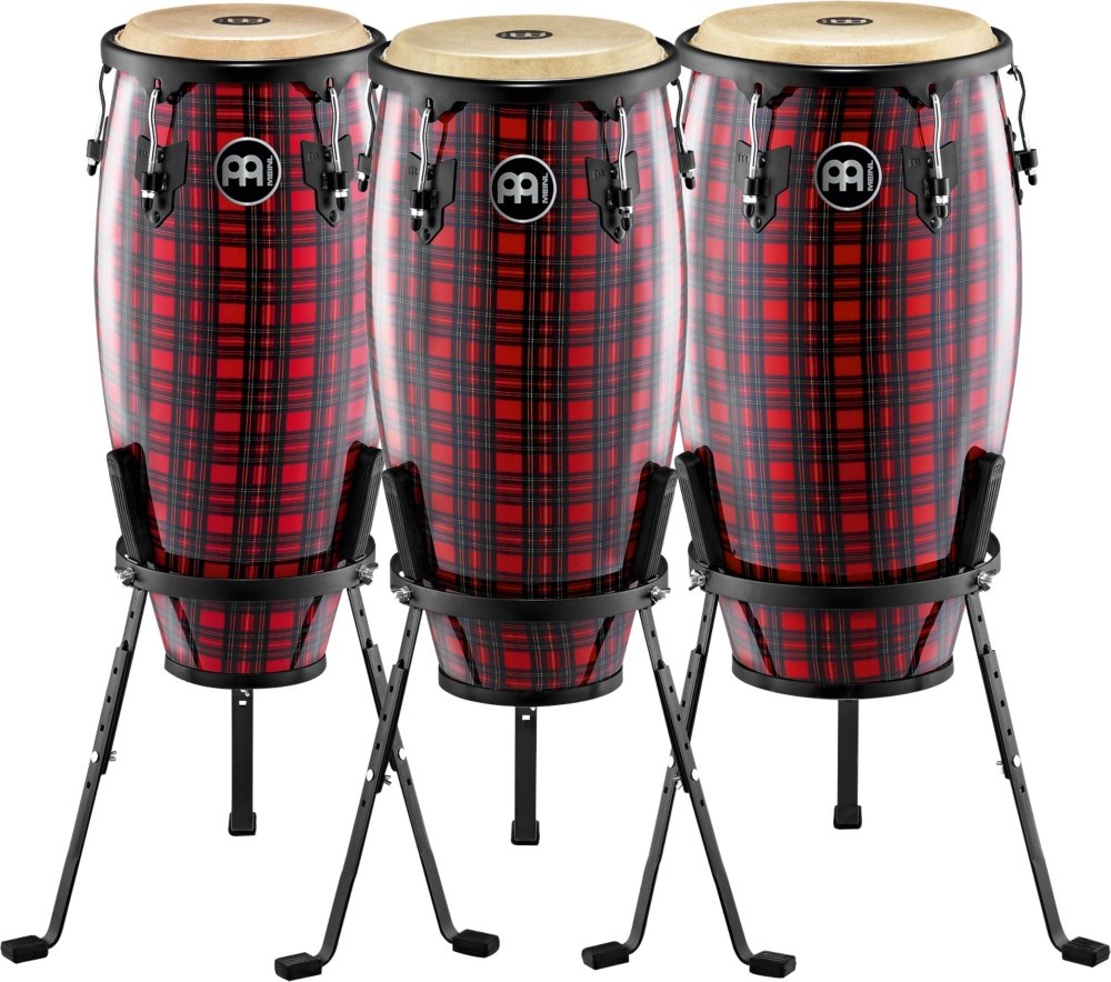 Meinl Percussion HC12VWB-M Headliner Designer Series 12-Inch Conga with Basket Stand, Vintage Wine Barrel, Matte