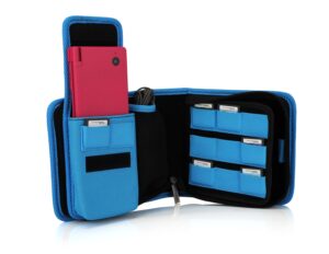 ds universal pull and go folio - blue