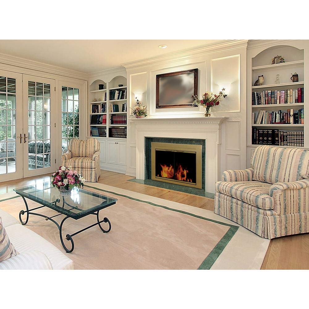 Pleasant Hearth Ashlynn Collection Fireplace Glass Door